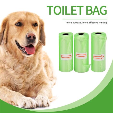 Dog Poop Bags with Leak-Proof Unscented Compostable Pet Waste Disposal ...