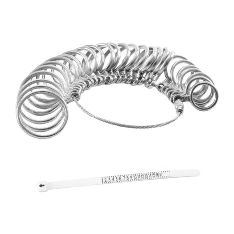 0-13 Ring Sizer Measuring Tool Set Metal Ring Sizers Metal Ring Gauges ...