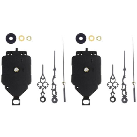 2 Set DIY Clock Movement Kit Oscillating Movement with Hands Quartz ...