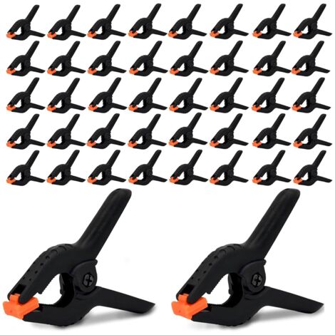 40Pack Spring Clamps, 3.5Inch Spring Clamps Heavy Duty, Woodworking ...