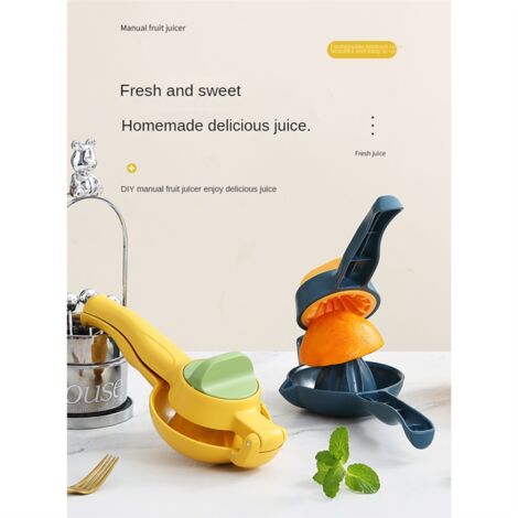 Manual Lemon Squeezer Hand Pressure Plastic Juicer for Fruit Kitchen ...