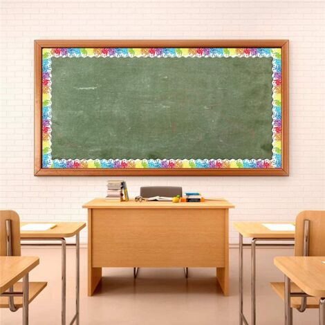 Bulletin Borders Stickers, 66.5ft Decoration Borders for Bulletin Board ...
