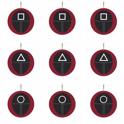 Squid Game Sticker Squid Game Sign Christmas Pendant Christmas Tree ...