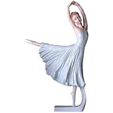 Ballet Dancer Statue Art Sculpture Figure Resin Home Decoration Desk ...