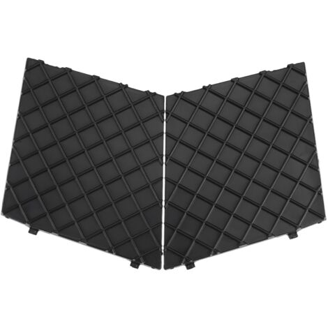 Black Front Bumper Lower Mesh Grill Trim Cover Pair Left Right for BMW ...