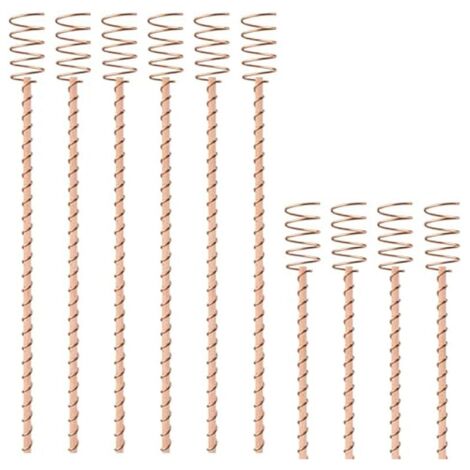 10Pcs 13.5Inch Electroculture Plant Stakes,Long Copper Stakes ...