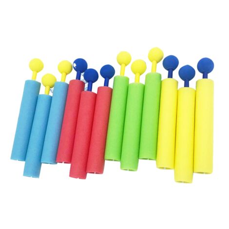 12PCS Summer Water Toy for Kids Portable 4 Colors 30ft Range Foam Water ...