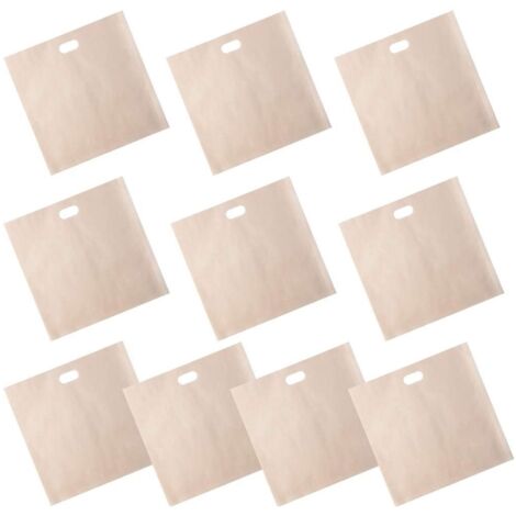 10 Pcs Toaster Bags, Non Stick Toaster Storage Bags Reusable Snacks ...