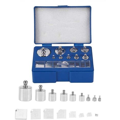 17 Pcs Calibration Weights Set, 10mg-100g Grams Weights Calibration ...