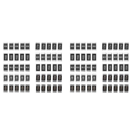 50PCS Alloy resistance 2512 SMD Resistor Samples kit ,10 kindsX5pcs ...