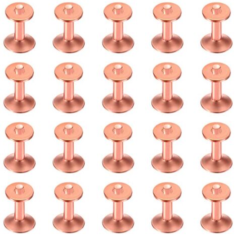 25 Sets Copper Rivet Burrs Washer,15/32 inch Long Leather Copper Rivet ...