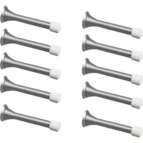 10-piece spring door stopper traditional spring door stop with rubber ...