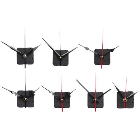 7 Sets Quartz Clock Movement Mechanism, Silent Short Shaft Clock ...