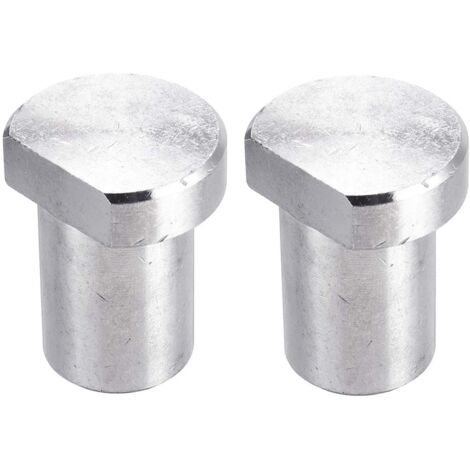 2 Pack Stainless Steel Bench Dogs Workbench Peg Brake Stops Clamp Dogs ...