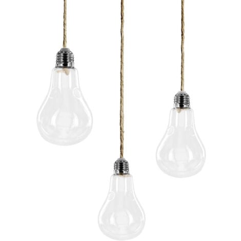 Hanging Light Bulb Plant Pot with Strings Rope Planter Terrarium for ...