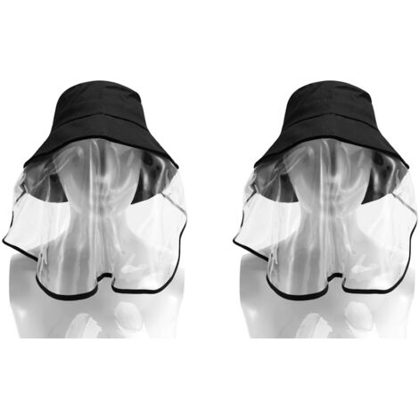 2 Anti-Fog Dust Caps Full Face Masks Hats Hats Women's Bucket Hats