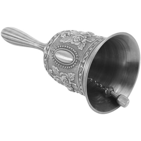 Hand Bell, Metal Tone Ring Alarm Hand Hold Service call Bell Desktop ...