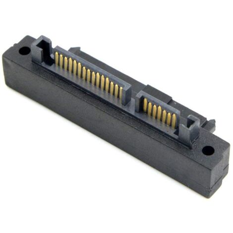 90 Degree Right Angled SATA 22Pin 7+15 Male to SFF-8482 SAS 22 Pin ...