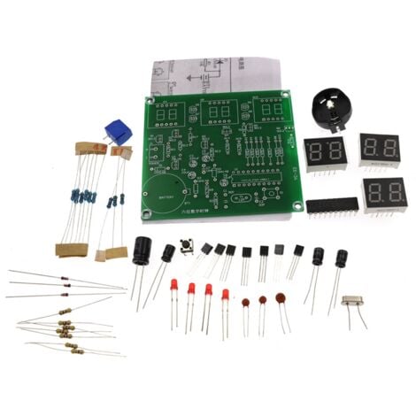 AT89C2051 6 Bit LED Electronic Clock Module Alarm Clock Countdown ...