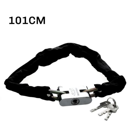 Bike Lock 101CM Metal Anti-Theft MTB Road Bike Heavy Duty Safety Lock ...