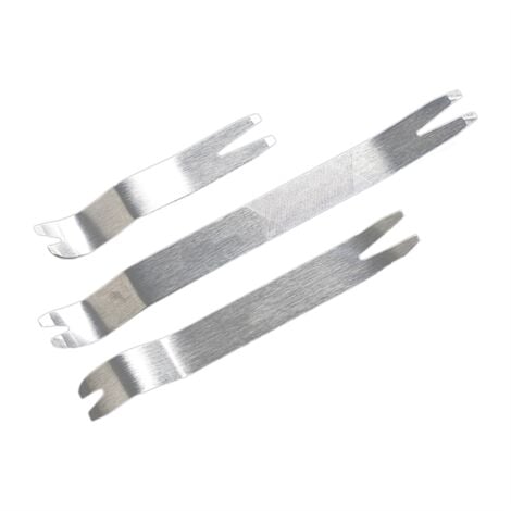 3PCS Steel Pry Plate Pry Bar Car Stereo Removal Loading and Unloading ...