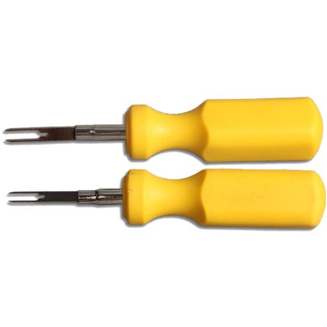 2Pcs/Set 3mm+2mm Car Wiring Connector Pin Release Extractor Puller Auto ...
