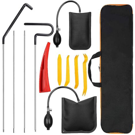 Car Tool Kit,Essential Car Tool Kit with Air Wedge Non Marring Wedge ...