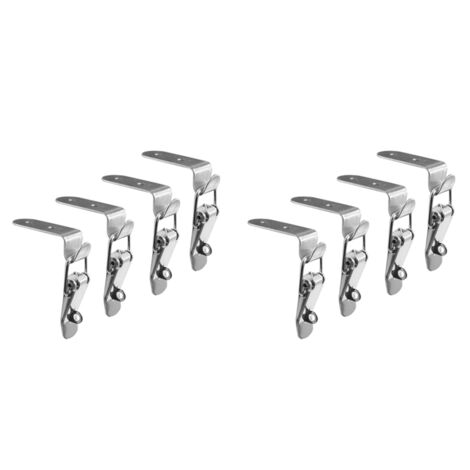 2X 90 Degrees Duck-Mouth Buckle Hook Lock Spring Loaded Draw Toggle ...