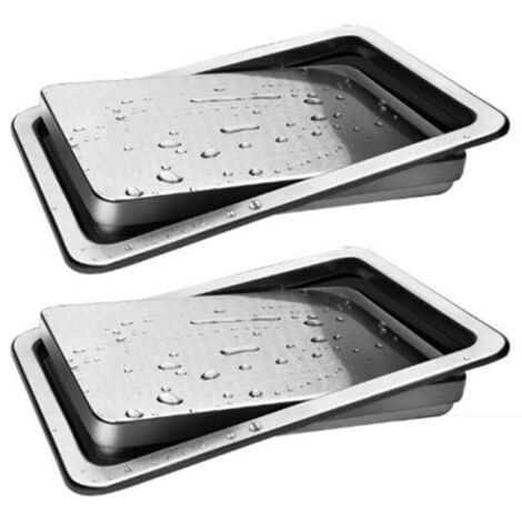 Stainless Steel Garbage Flap Lid Trash Bin Cover Flush Built-in Balance ...