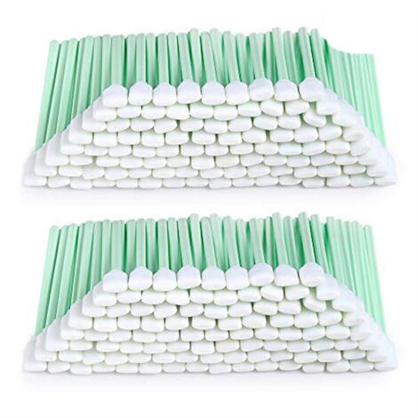 200Pcs 5.11 Inch Square Rectangle Foam Cleaning Swab Sticks for Solvent ...