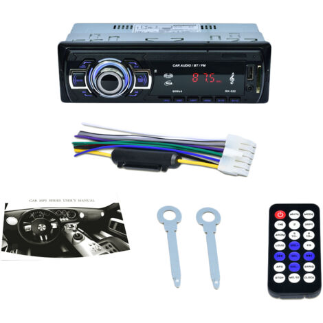 Car MP3 Player Car SD Card Reader USB With Bluetooth FM Tuner Aux In ...