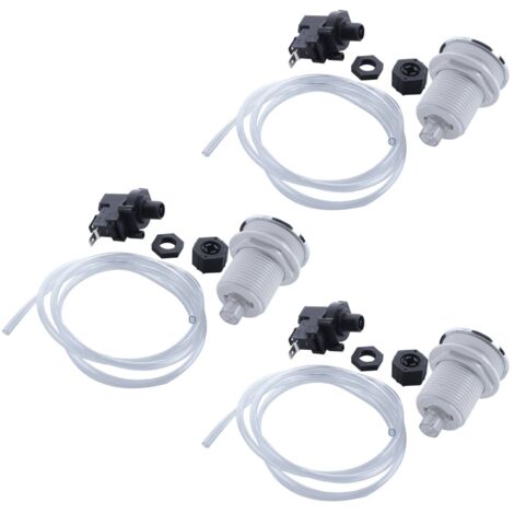 16A On Off Push Button Switch Jetted Whirlpool Jet For Bath Tub Spa Garbage