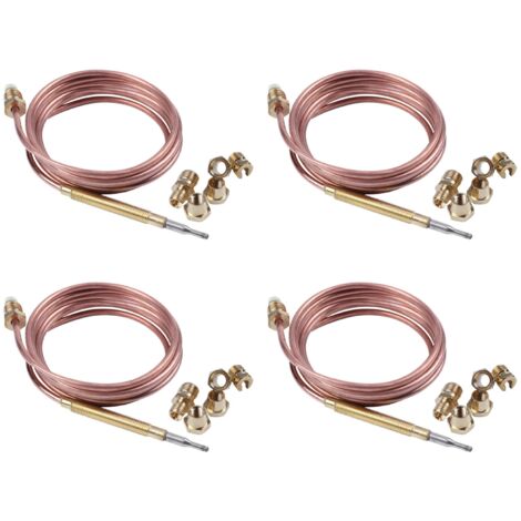 1500mm gas stove universal thermocouple kit m6x0.75 with overflow nut ...