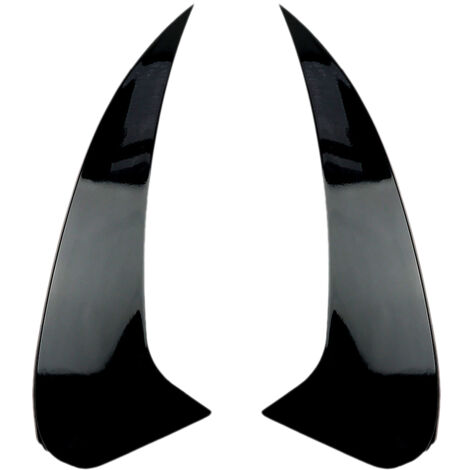 Car Black Rear Bumper Splitters Fins Frame Trim For Mercedes Benz CLS ...