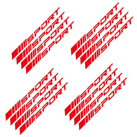 Sport Decal Sticker Wheels Rims Racing Car Sticker Self Adhesive Car ...