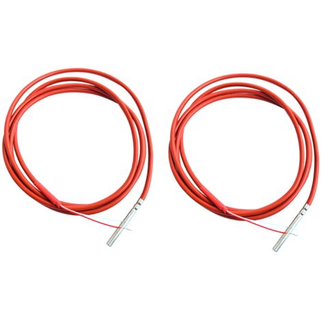 2 Wire PT1000 Temperature Sensor Thermistor Silicone Gel Coated 1 ...