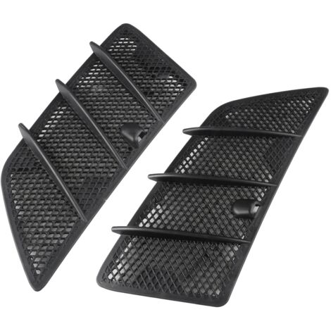 2Pcs Car Front Hood Air Vent Grille Cover Air Flow Intake Hoods For ...