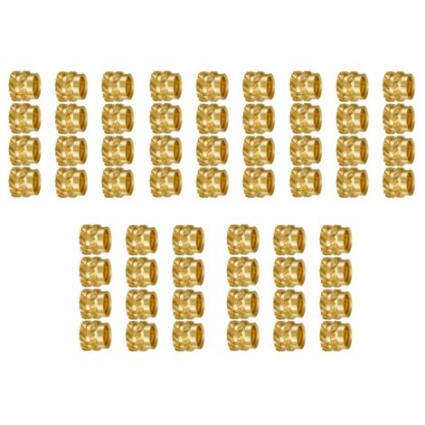 100pcs M3 Thread Knurled Brass Threaded Heat Set Heat Resistant Insert ...