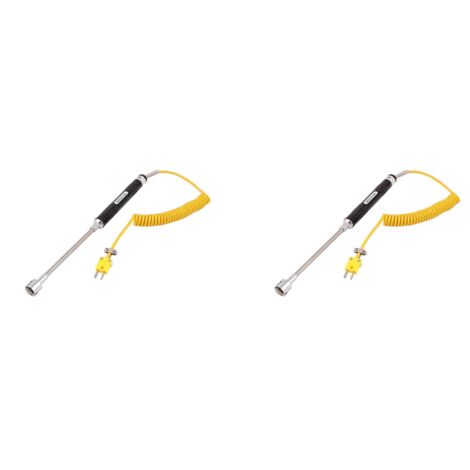 2X NR-81532B -50 to 500Deg/C K Type Handheld Surface Thermocouple Probe ...