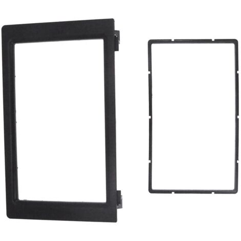 2 Din Car Radio Stereo Audio Bezel Facia Panel Trim Dash Radio Fascia ...