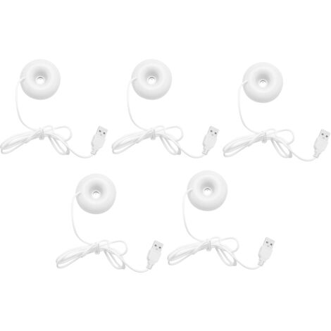 White donut humidifier usb office desktop mini humidifier portable ...
