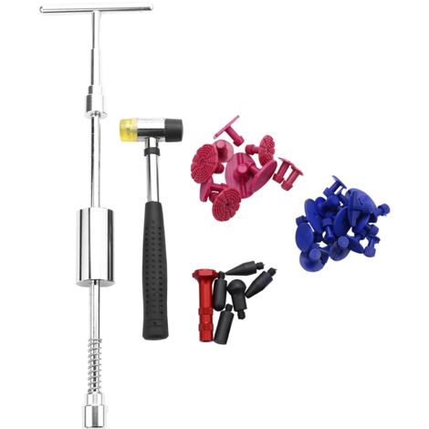 Paintless dent repair tool dent puller label rubber hammer faucet pen ...