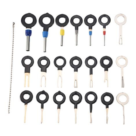 21Pcs Terminals Removal Key Tools Set for Car, Auto Electrical Wiring ...