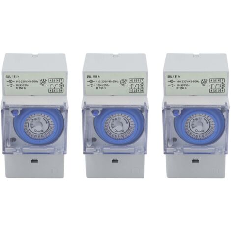 SUL181H Mechanical Timer 24 hours Time Switch Relay Electrical ...