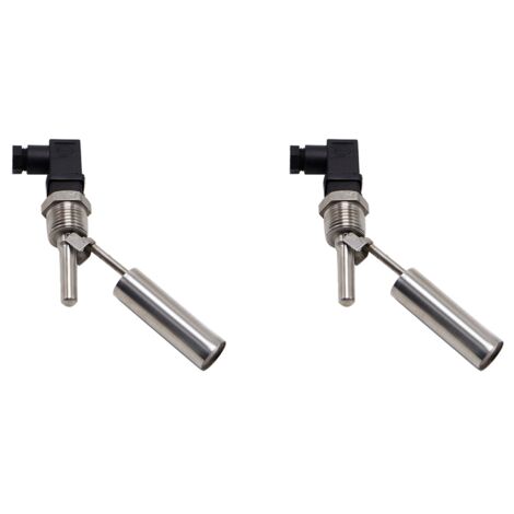 2PC Liquid Float Water Level Sensor Side Mount Float Switch Safe Stainless Steel Under 220V