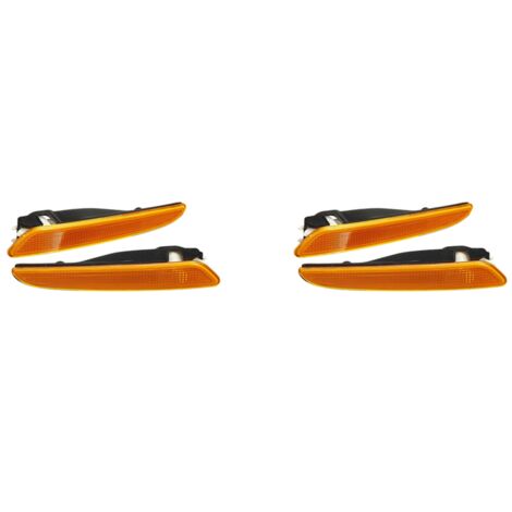 Pair Front Bumper Side Marker Light Turn Signal Lamp for Mercedes Benz ...