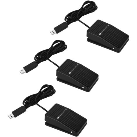 PC USB Foot Switch Keyboard Pedal X3 I045109