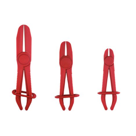 3PCS/Set Car Flexible Hose Clamps Pliers Kit Clamp Sealing Brake Fuel ...