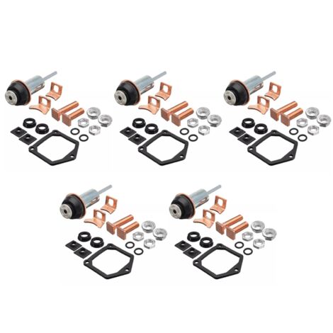 5X Universal Motor Starter Solenoid Repair Rebuild Kit Plunger Contacts ...