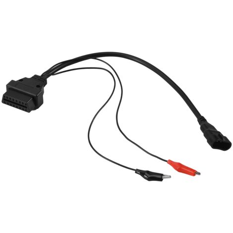 For Fiat 3 Pin Alfa Lancia to 16 Pin OBDII OBD2 obd-II Connector ...